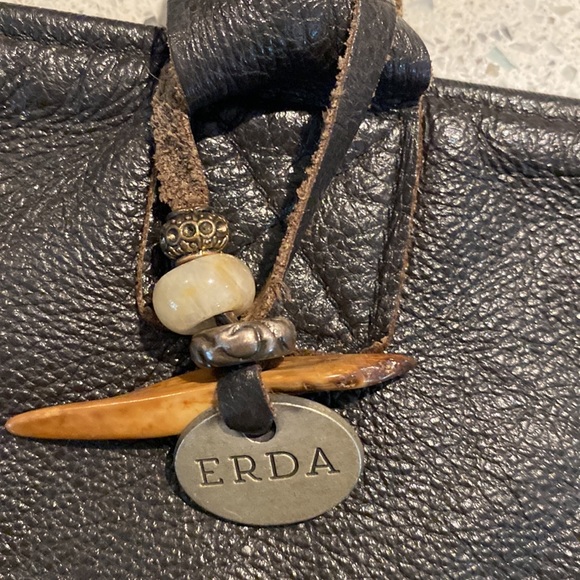 Erda | Bags | Erda Black Leather Tote Made In Maine | Poshmark